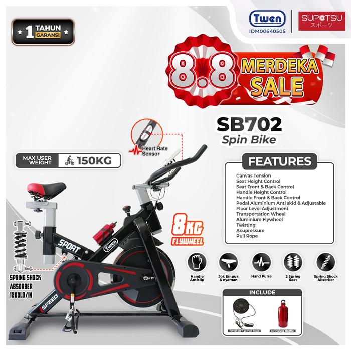 Jual Alat Fitness TWEN SB702 Spinning Bike Spin Bike Sepeda Statis ...