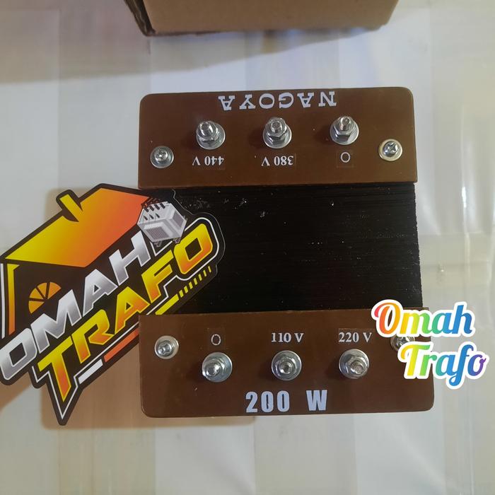 Jual trafo step up down travo isolasi induksi 200 watt 380 440v/ 110 ...