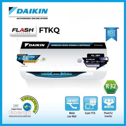 Jual AC Daikin Flash Inverter 1 PK Type FTKQ25UVM4 - +PASANG - Kota ...