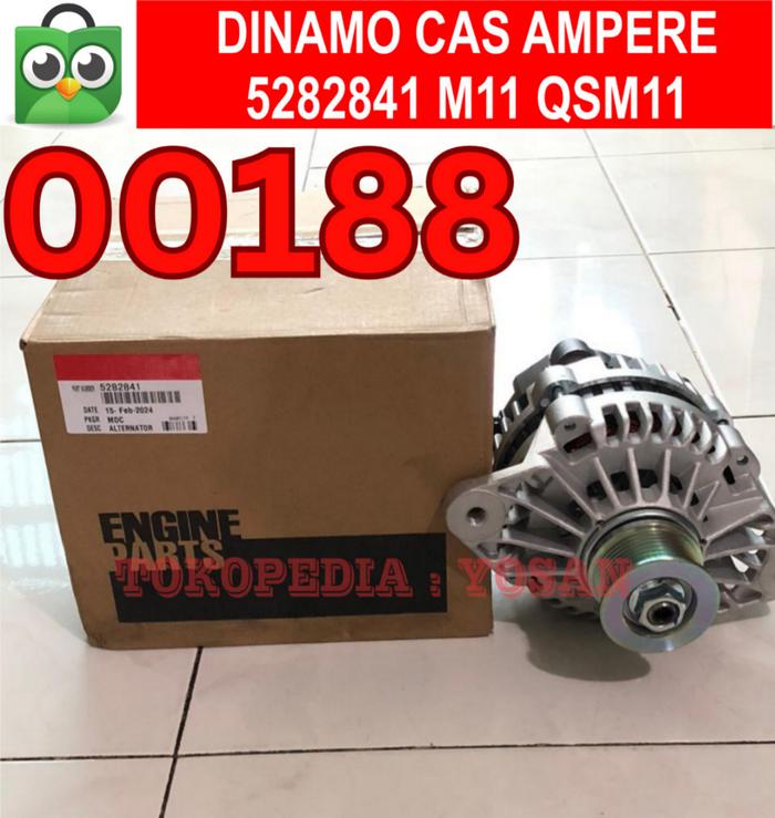 Jual DINAMO CAS AMPERE ALTERNATOR 5282841 M11 QSM11 CUMMINS - Jakarta ...