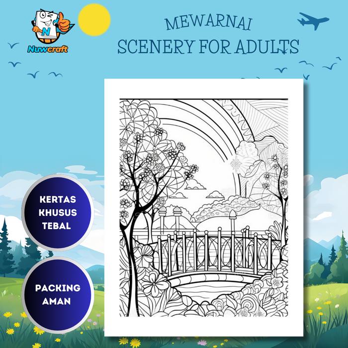 Promo Nuwcraft KERTAS MEWARNAI / COLORING / KERTAS GAMBAR / MEWARNAI ...