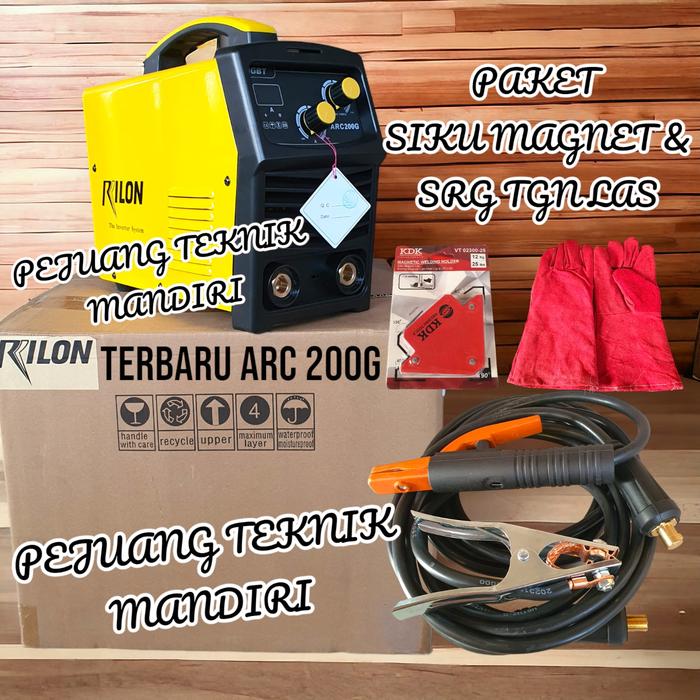 Jual MESIN LAS INVERTER RILON ARC 200 / TRAFO LAS RILON ARC 200T ...