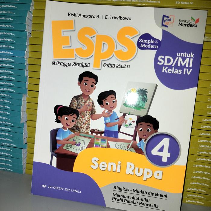 Jual Seni Rupa Kelas 4 SD Penerbit Erlangga Kurikulum Merdeka - Kab. Tangerang - BESTBOOKSTORE ...