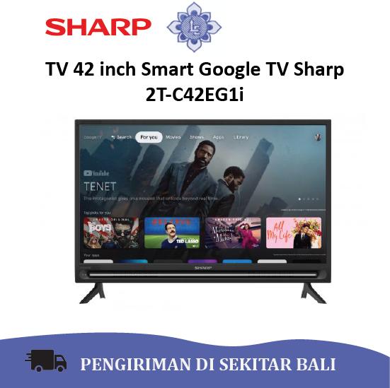 Jual TV 42 inch Smart Google TV Sharp 2T-C42EG1i - Kota Denpasar ...