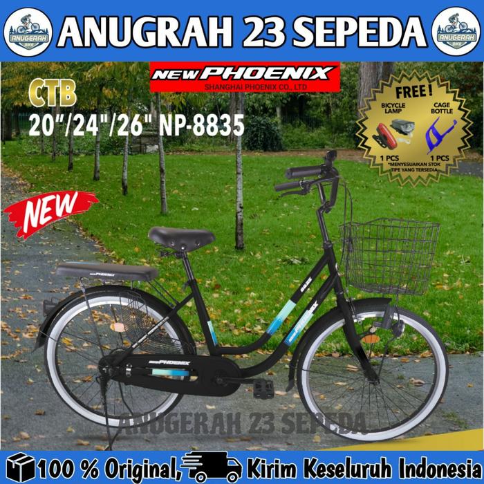 Jual Sepeda Keranjang dewasa City Bike PHOENIX NP-8835 Ukuran 20 24 26 ...