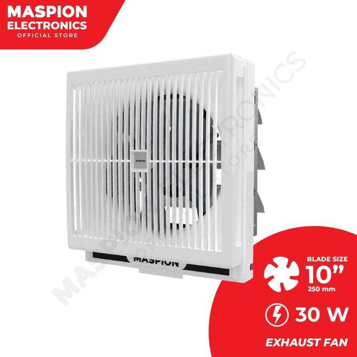 Jual Wall Exhaust Fan Maspion hexos dinding tembok MV 8", 10," 12" inch ...