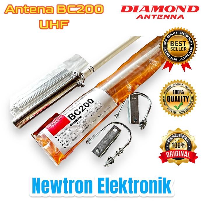 Jual Antena Diamond BC200 BC-200 UHF Antenna Base Station Rig Icom ...