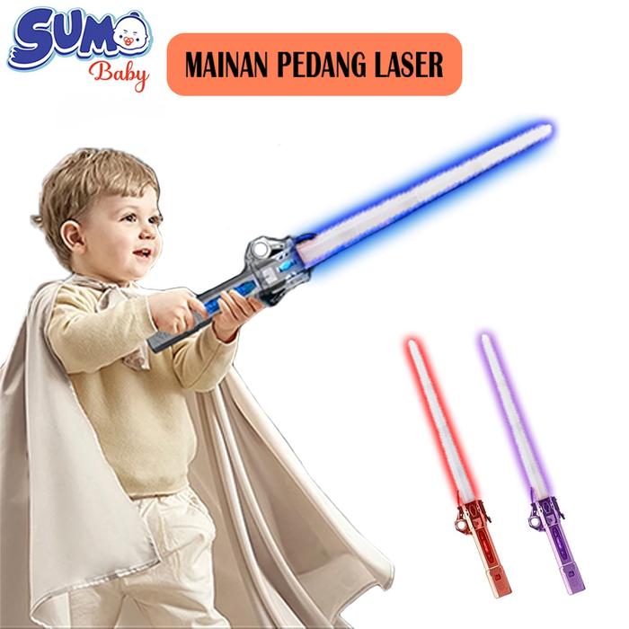 Promo Mainan Pedang Laser Lightsaber Cosplay Anak Lampu Warna 2in1 ...