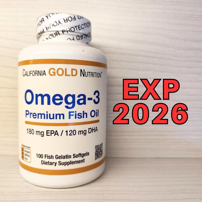 Jual California Gold Nutrition Omega-3 Premium Fish Oil 100 Softgels - Jakarta Utara - Butik ...
