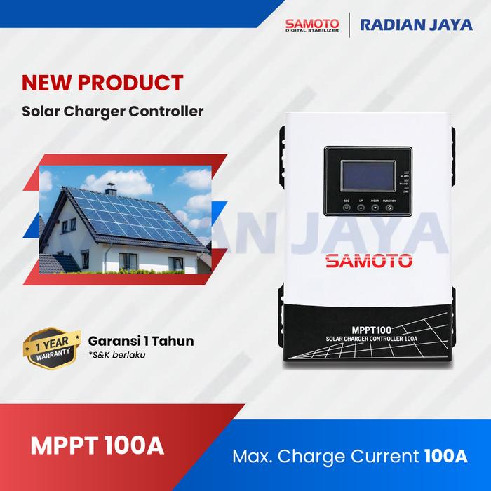 Promo SOLAR CHARGER CONTROLLER MPPT 100A /SAMOTO /TENAGA SURYA / SOLAR ...