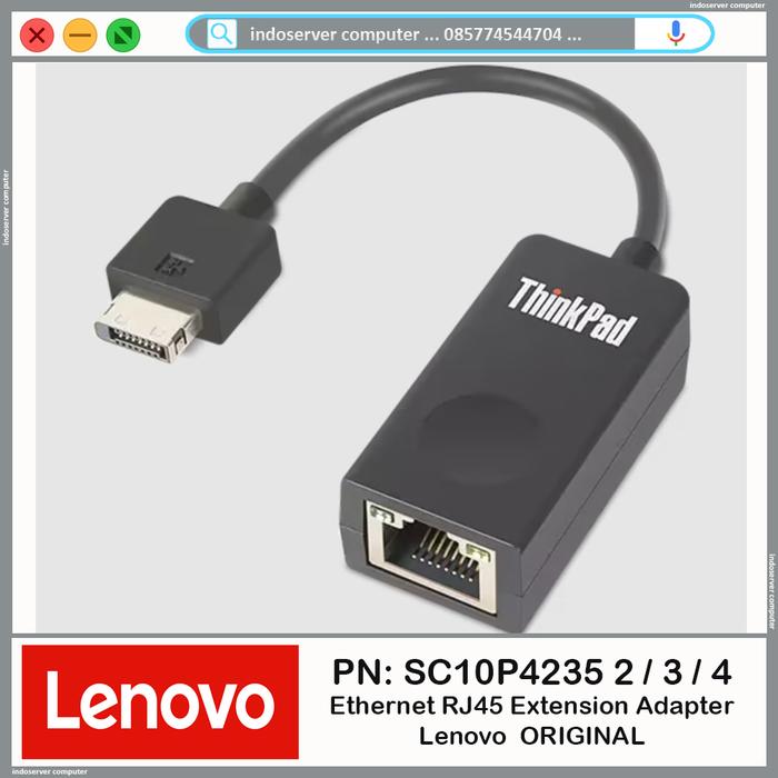 Jual Lenovo Ethernet RJ45 Extension Adapter Thinkpad X1 Carbon Yoga ...