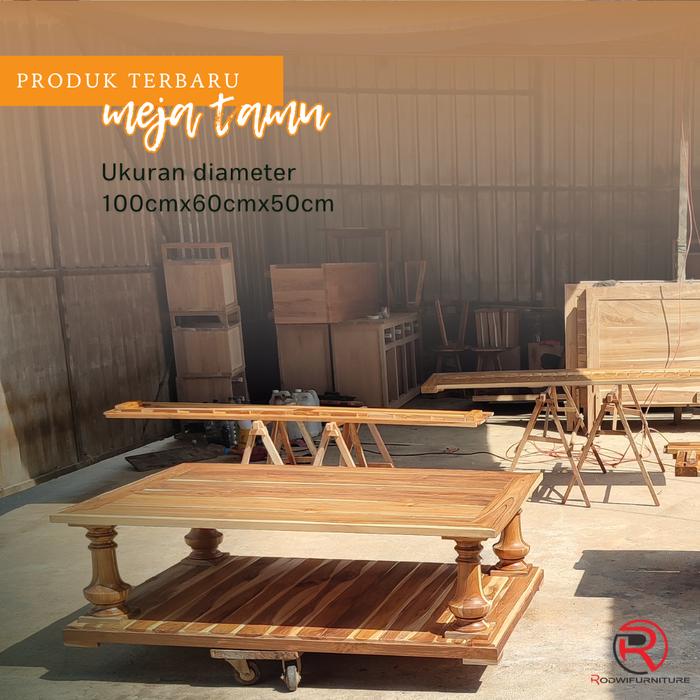 Jual meja tamu meja kopi meja kopy model klasik modern furniture jati ...