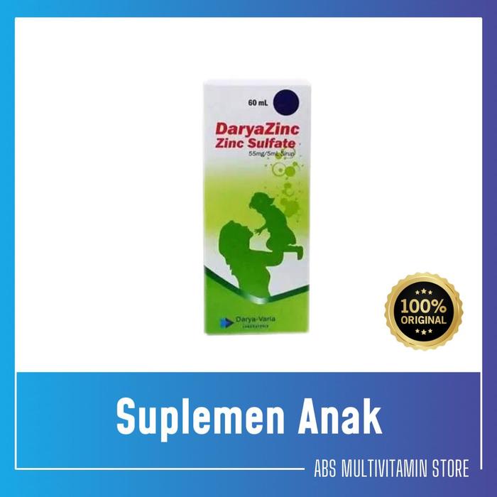 Jual Darya Zinc Syrup 60 ml - Zinc Sirup daryazinc - Kab. Bogor - ABS ...
