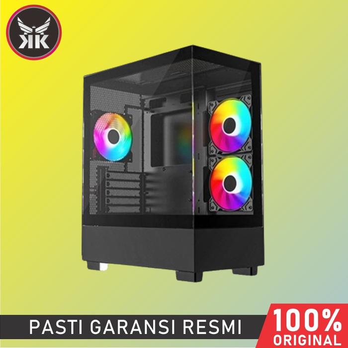 Jual CASING PC VENOMRX ZERO SKY FREE 3 FAN ARGB - BLACK - Kota Malang - Kios Komputer | Tokopedia