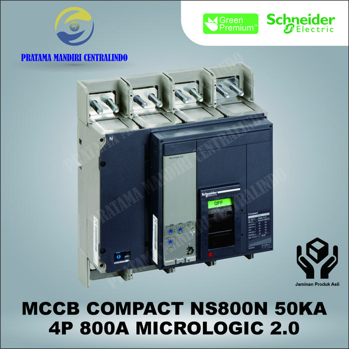 Jual MCCB SCHNEIDER COMPACT 4P 800A 50KA NS800N MICROLOGIC 2.0 33469 - Jakarta Barat - PRATAMA ...
