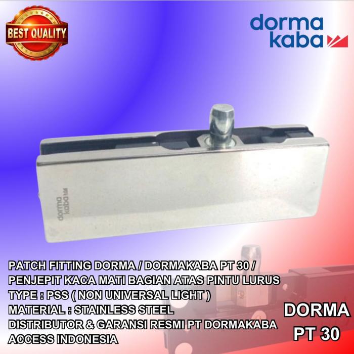 Promo Patch Fitting Dorma PT 30/ DormaKaba PT30 Penjepit Kaca Bagian Atas - Jakarta Timur - TOP ...
