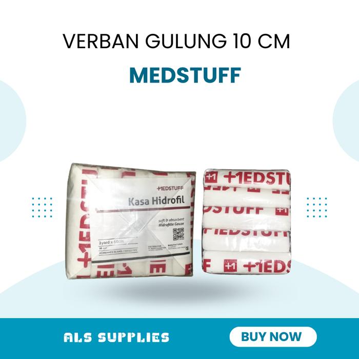 Jual Verban Gulung 10 cm per Pack (5 roll) Brand Medstuff / Kasa ...