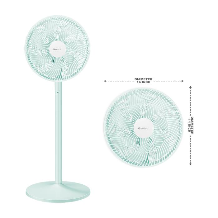 Promo Gree Kipas Angin Green Wind Fan Size 12 Inch 3 Level Speed ...
