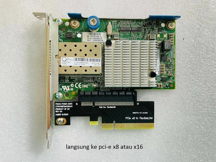 Jual Lan Card Dual 2 Port 10Gb SFP+ Ethernet 10G 57810 Broadcom ...