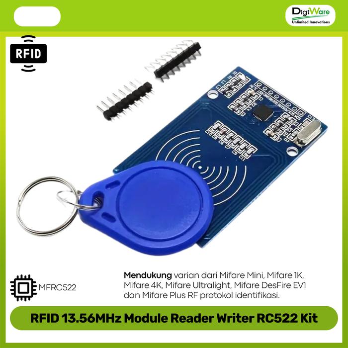 Jual RFID 13.56MHz Module Reader Writer RC522 Kit - Kota Bekasi ...