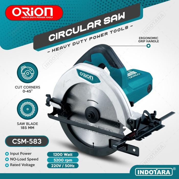 Promo Circular Saw / Mesin Gergaji / Mesin Potong Orion CSM-5800 - CSM ...