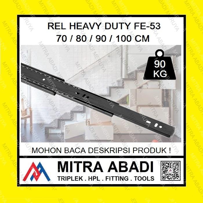Jual Rel Laci Heavy Duty FE53 70 80 90 100 cm Bawah Tangga Ranjang ...