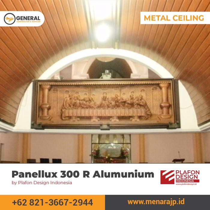 Jual Linear Metal/Aluminium Ceiling 300 R Profile C ex Plafon Design ...