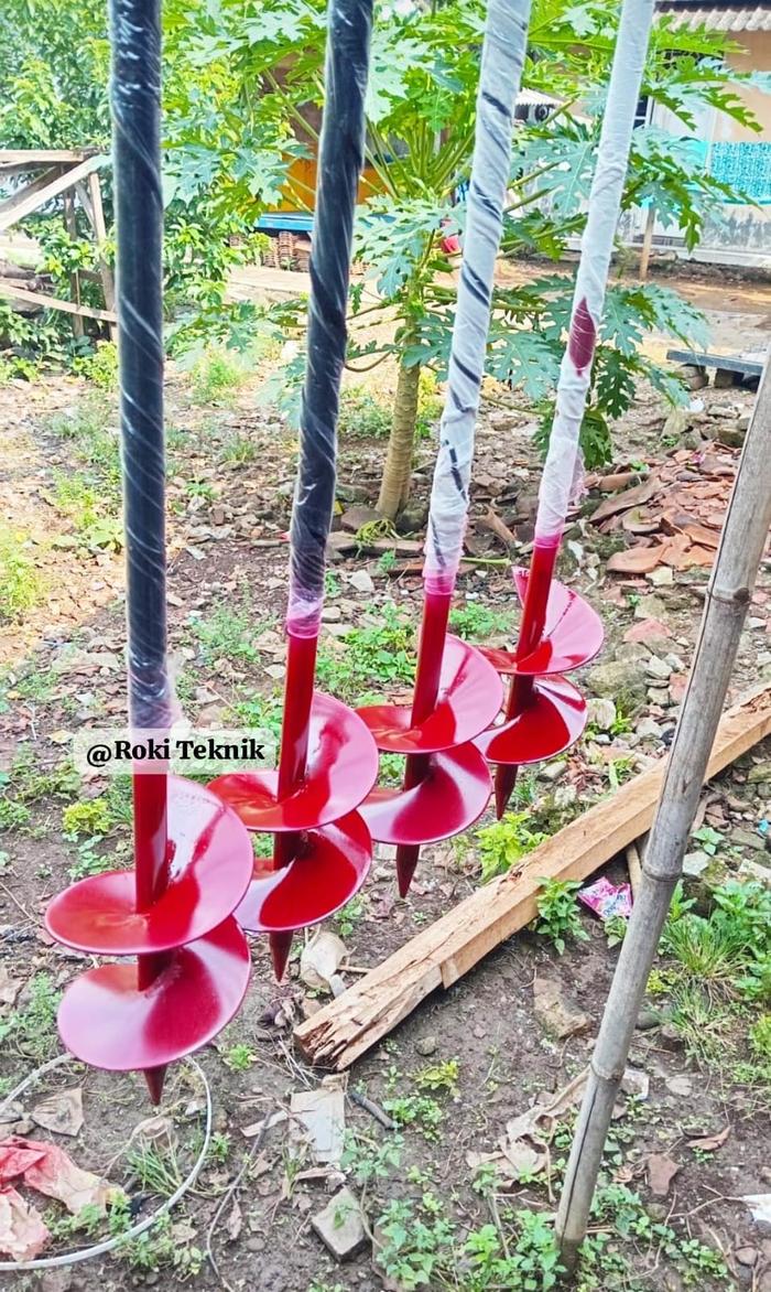 Jual Alat Pelubang Tanah Bor Biopori Spiral / Bor Penggali Tanah Sumur ...