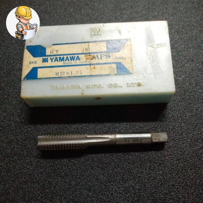 Jual Hand Tap I Mata Tap M12 x 1.75 mm Original Yamawa - Kota Tangerang ...