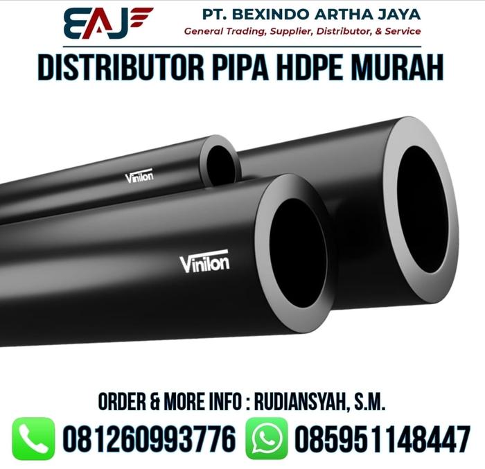 Jual Pipa HDPE Vinilon 16 Inch PN 16 Tebal Pipa 36,30 mm, OD 400 mm (Perbatang = 6 Meter ...