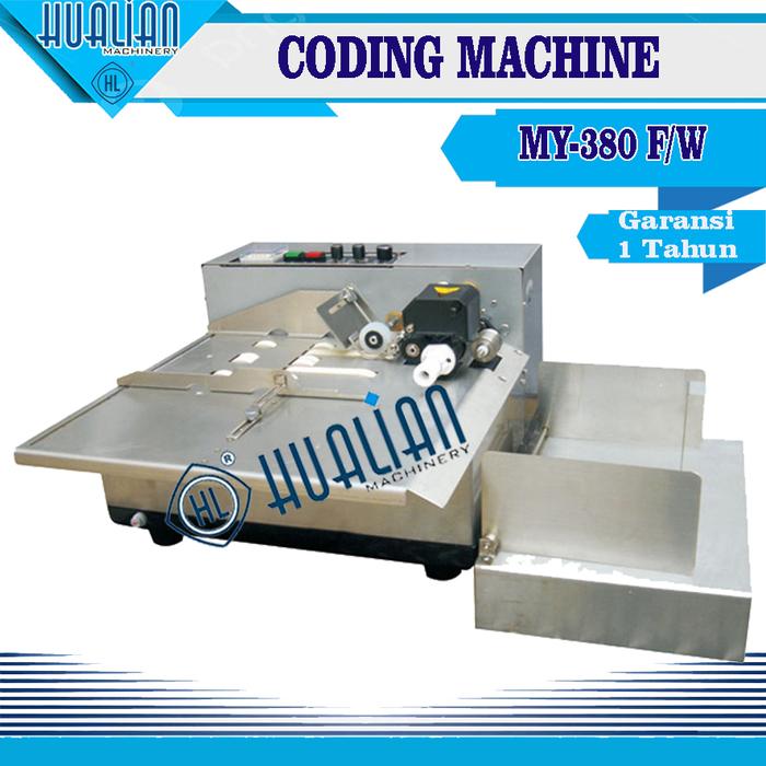 Jual mesin coding MY-380F/W Hualian Mesin cetak tanggal kadaluarsa ...