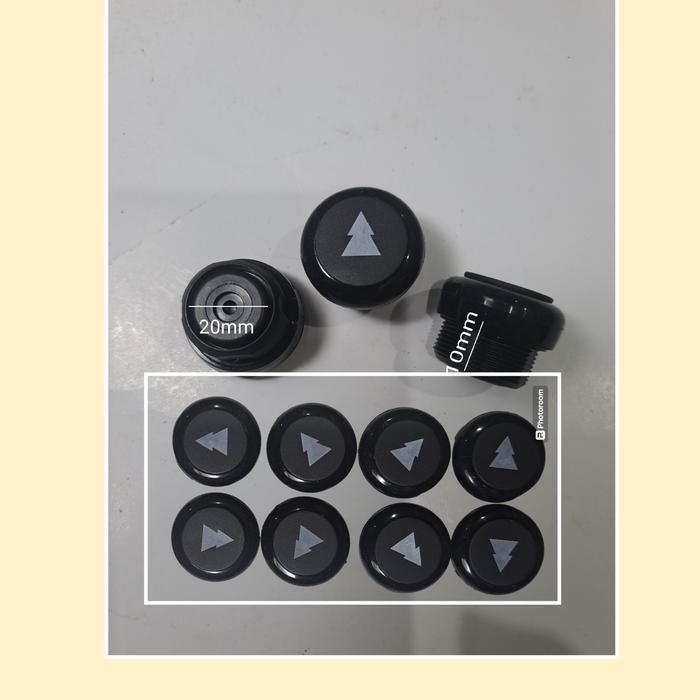 Jual head push button pendant hoist crane XAC symbol double speed hitam ...