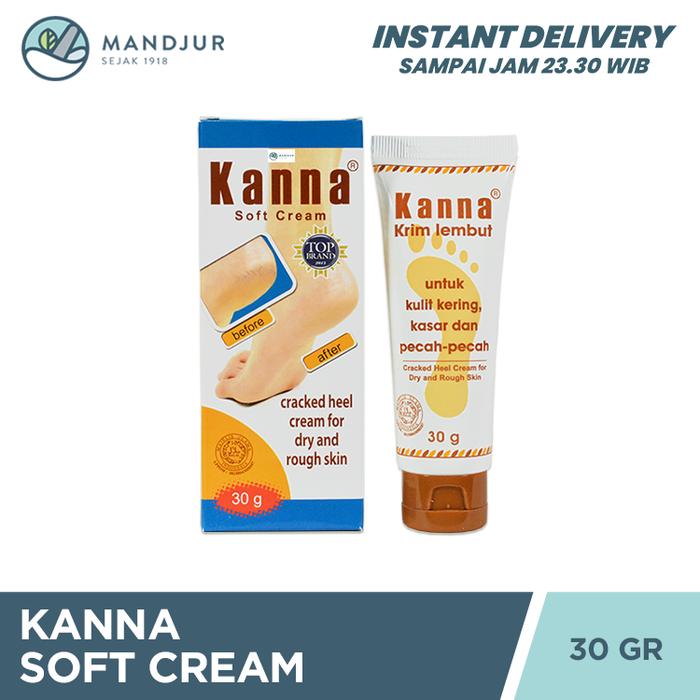 Jual Kanna Soft Cream - Krim Lembut Untuk Kaki Kering, Kasar, Pecah ...