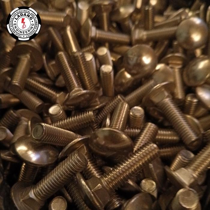 Jual BAUT CB / CARRIAGE BOLT / BAUT BEMPER M8 X 20MM STAINLESS 304 ...