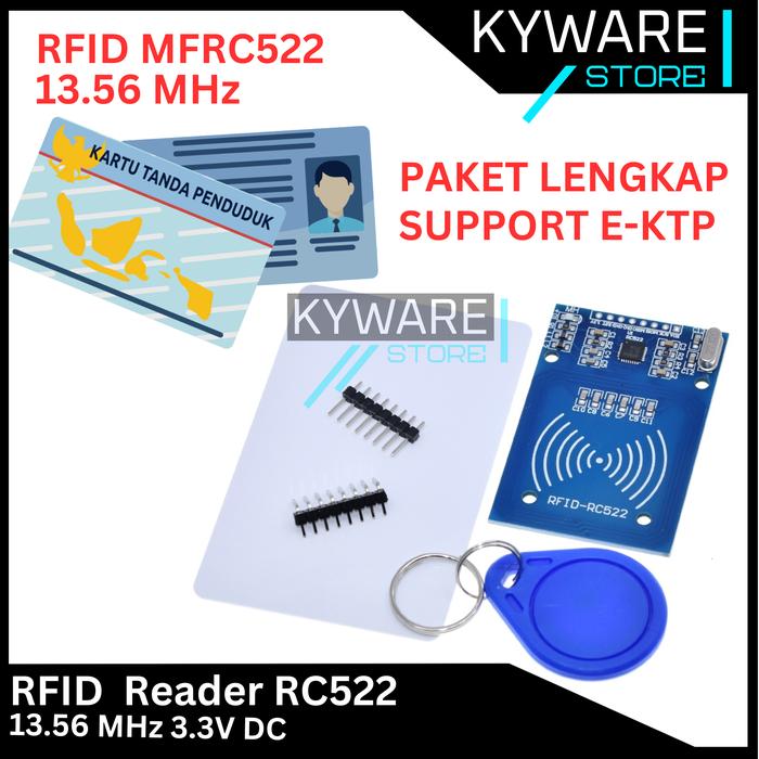 Jual MFRC-522 RFID Reader Module Sensor RC-522 13.56 mhz MFRC522 ...