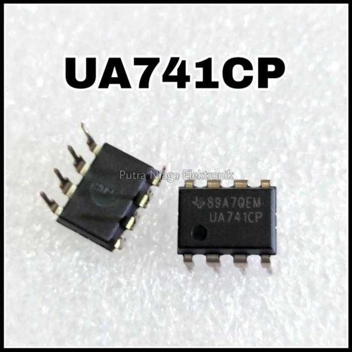 Jual ic UA741CP Dip 8 Pin High Quality / LM741 OP AMP UA741 - Merk Texas - Kota Bandung - Putra ...
