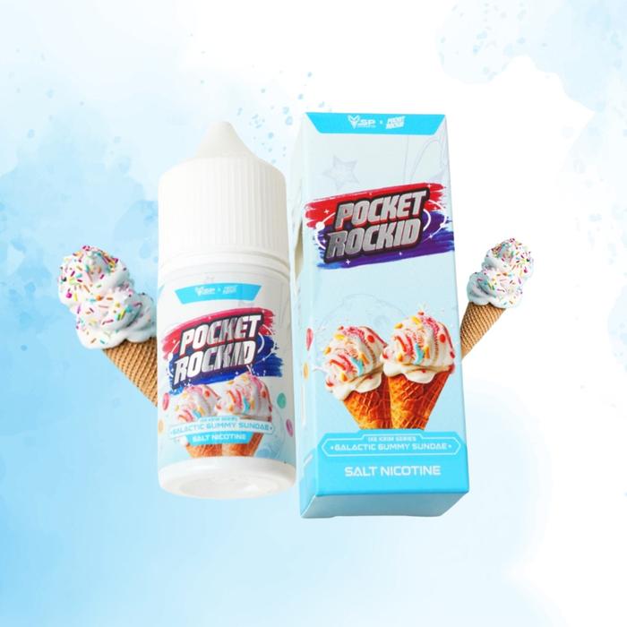 Jual Pocket Rockid Galactic Gummy Sundae Salt Nic 30ML by Tigac x VSP ...