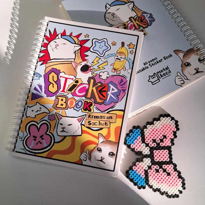 Jual Sticker Book | Metal Kecil | Buku koleksi sticker A5 80 halaman ...