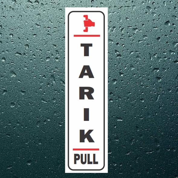 Jual SIGN LABEL STICKER DORONG TARIK PINTU - DOOR SIGN PULL PUSH ...