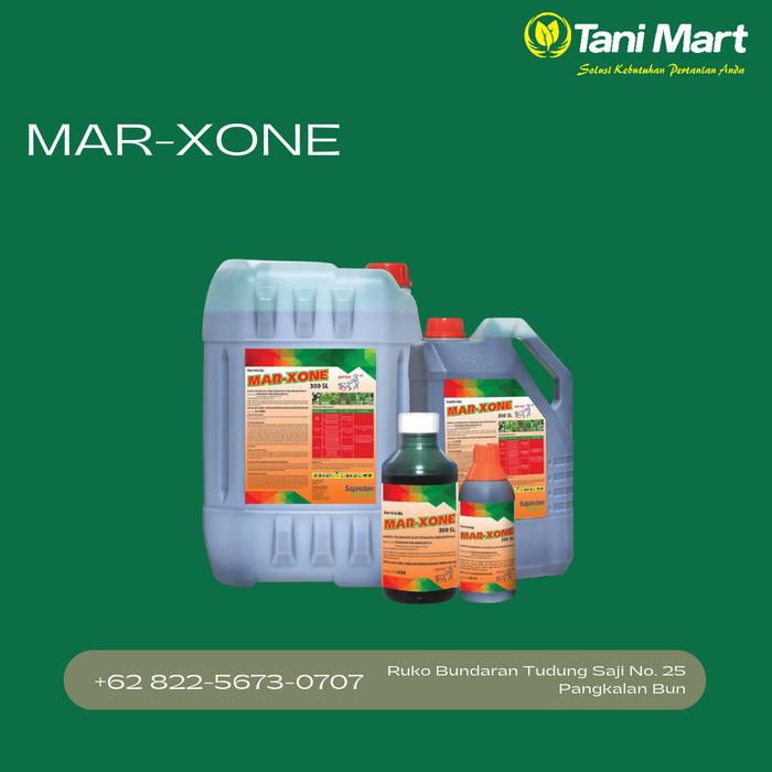 Jual MAR-XONE 1 LITER MARXONE 300 SL adalah Herbisida kontak purna ...
