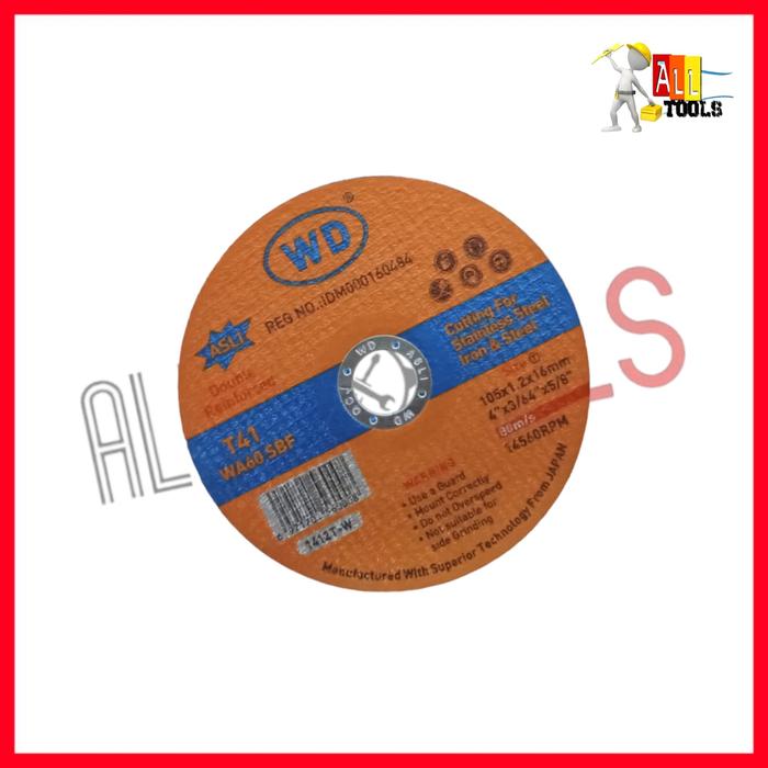 Jual WD BATU POTONG BESI GERINDA SLEPAN 4" 4 X 1.2 FULL STIKER PCS ...