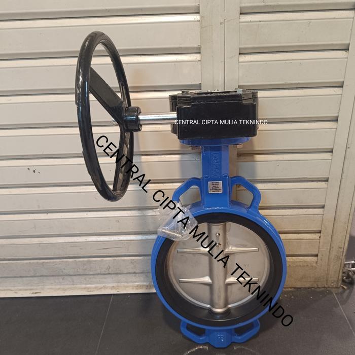 Jual Butterfly Valve 8" inch Cast iron Model Gearbox Seat EPDM DN200 - Jakarta Barat - Central ...