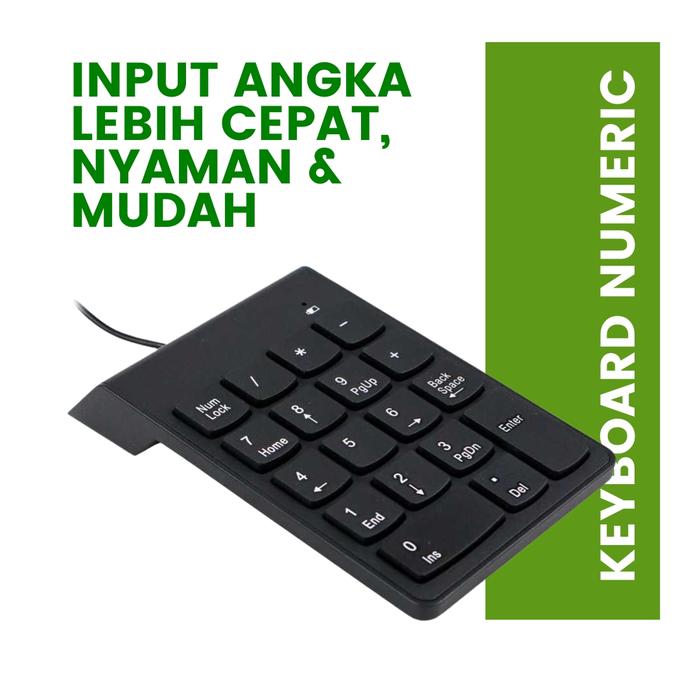 Jual Keyboard Numeric Numpad Nomor Angka Keypad - Jakarta Barat - Izza ...