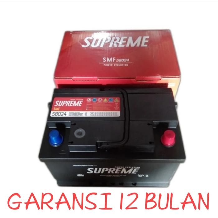 Jual Aki mobil 58024 80ah Supreme garansi 12 bln Aki Innova reborn ...