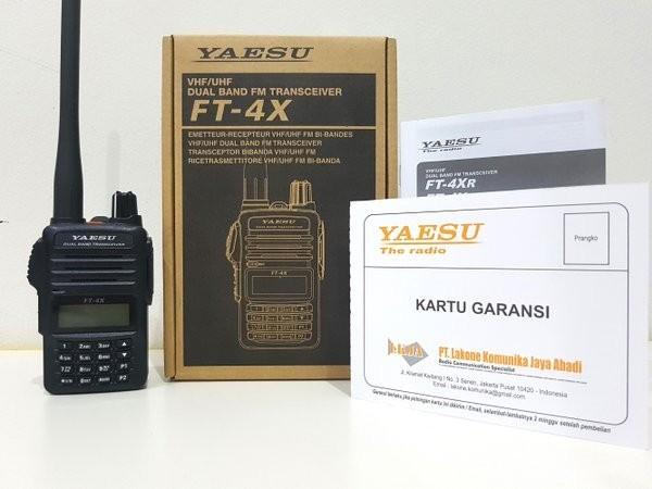 Jual ORIGINAL HT Yaesu FT4X Profesional Dual Band Radio Komunikasi ...
