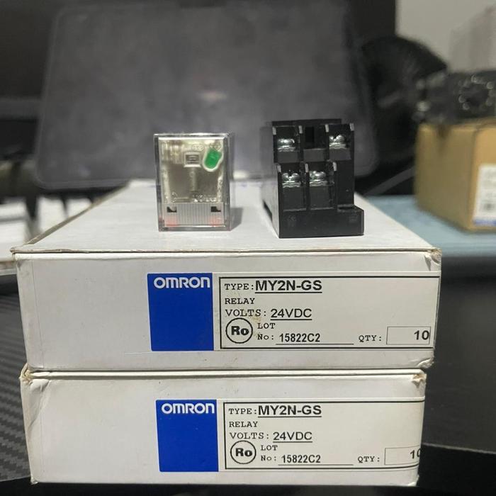 Jual Relay Omron MY2N-GS 24VDC MY2NGS 24VDC - MY2N-GS 24V - Jakarta ...