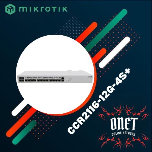 Jual Mikrotik CCR2116-12G-4S+ new standard of single-core performance ...