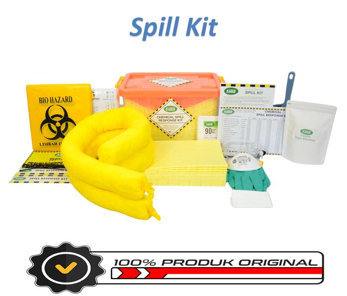 Promo Chemical Spill Kit 20 Liter Chemical Spill Response Kit 20 Liter Kemasan Box Transparan ...
