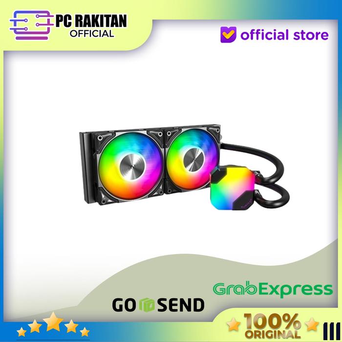 Promo MONTECH HYPERFLOW 240 ARGB BLACK - 240MM Liquid CPU Cooler ...