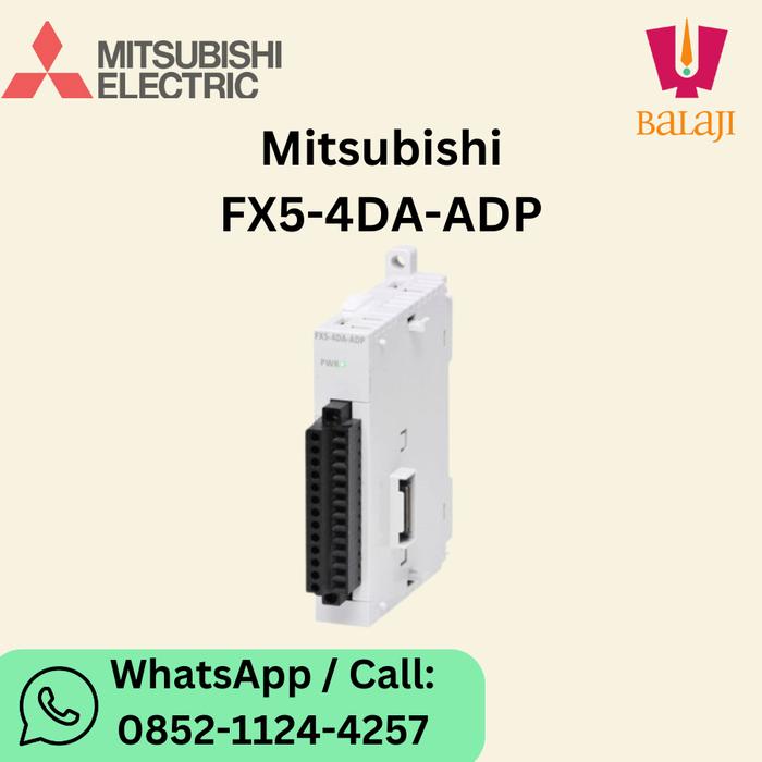 Jual Module PLC MITSUBISHI FX5-4DA-ADP - Kota Bekasi - Balaji Elektrik ...